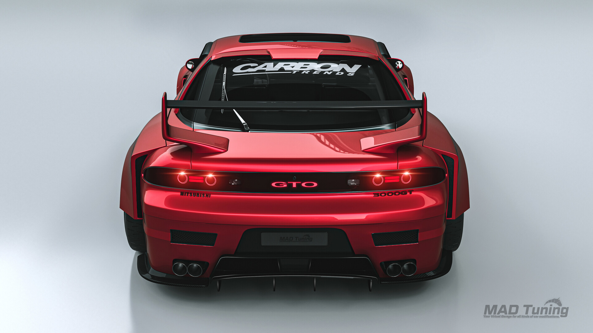 ArtStation - Mitsubishi 3000GT 1996 with custom bodykit