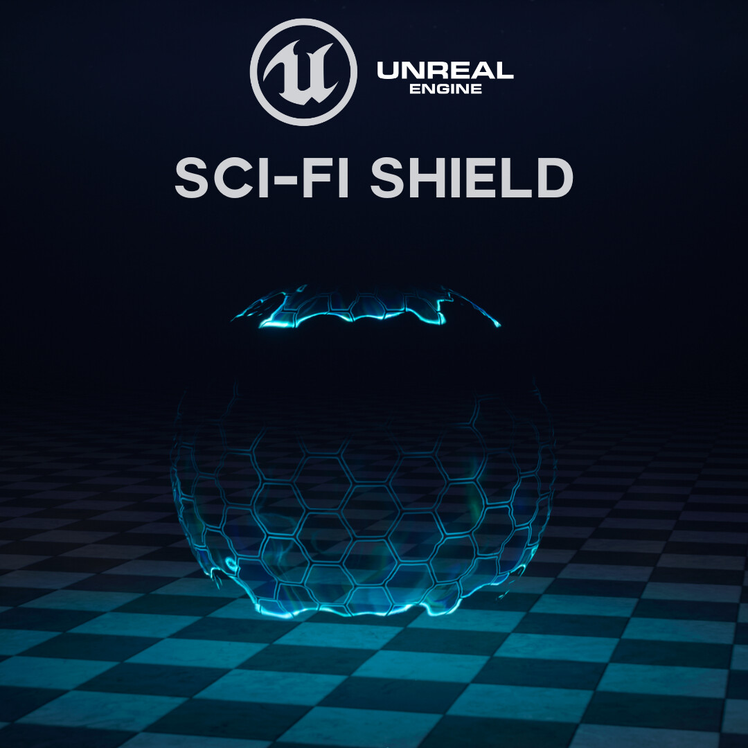 ArtStation - Sci-Fi Shield | Realtime VFX UE5
