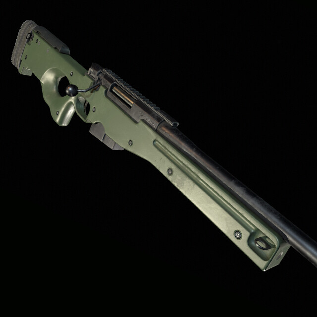 ArtStation - L96 Rifle