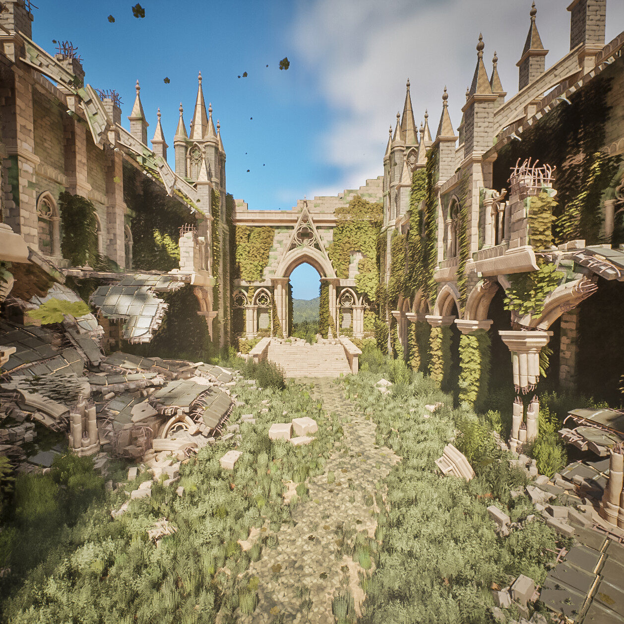 ArtStation - Stylized Environment Castle Ruins