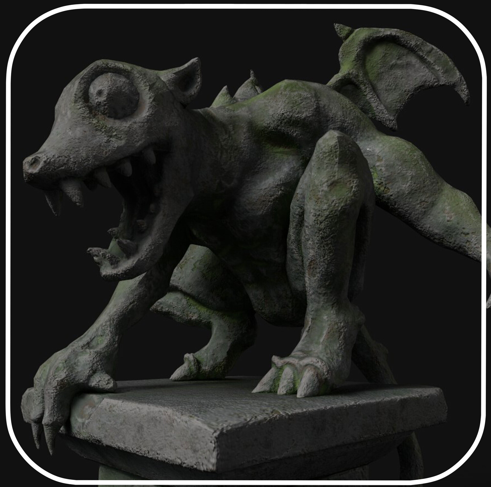ArtStation - Gargoyle - Modeling II