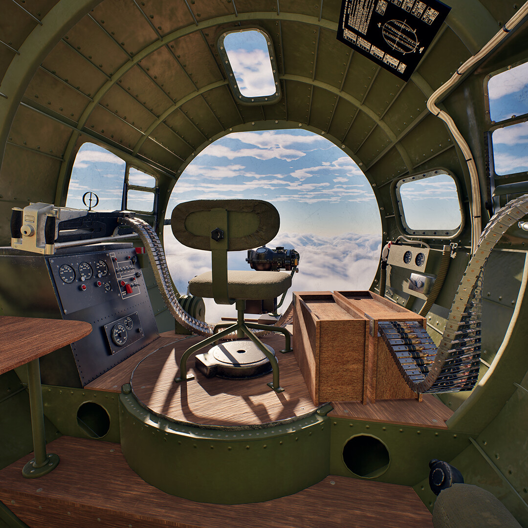 ArtStation - B-17 Flying Fortress