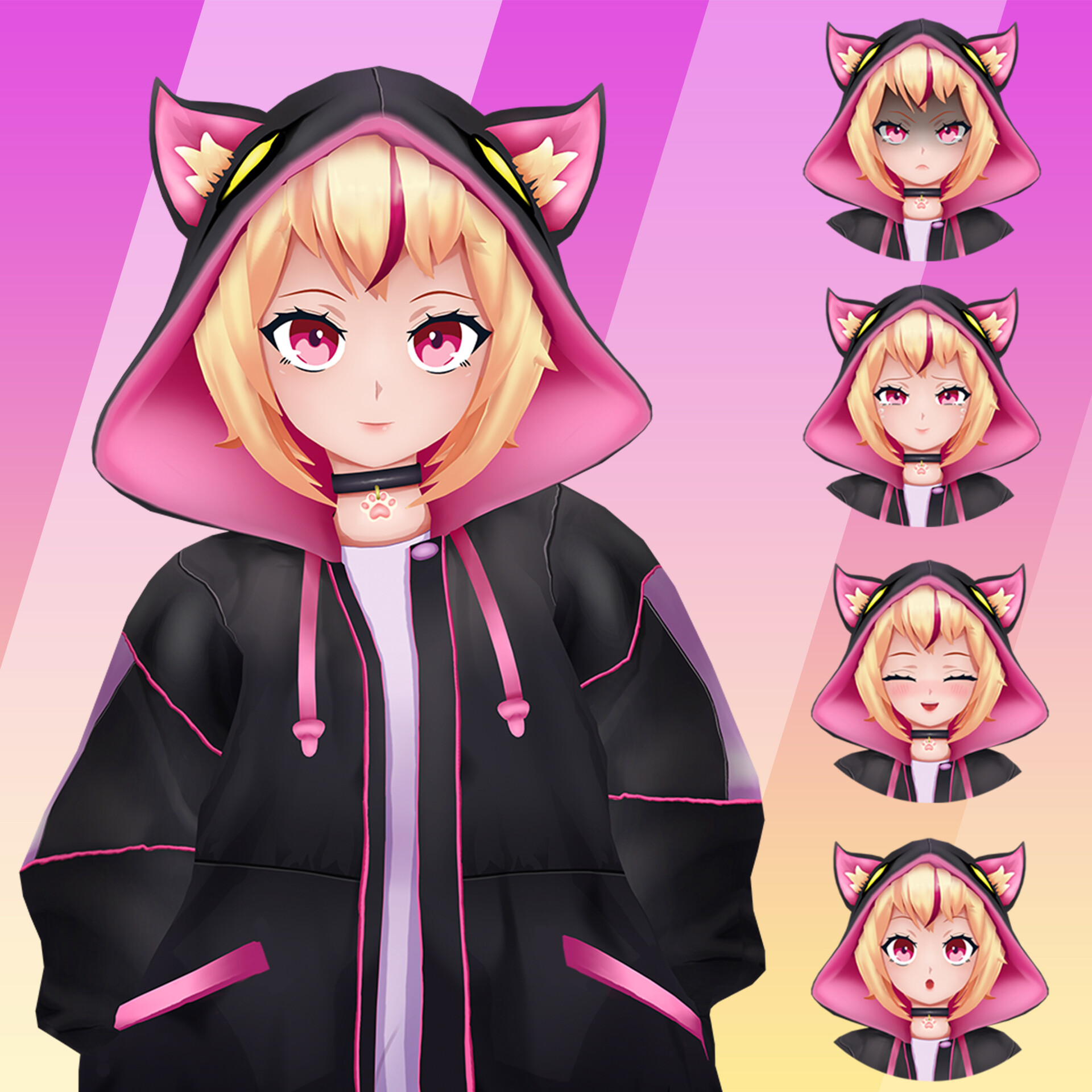 ArtStation - Anime 3d model / VrChat