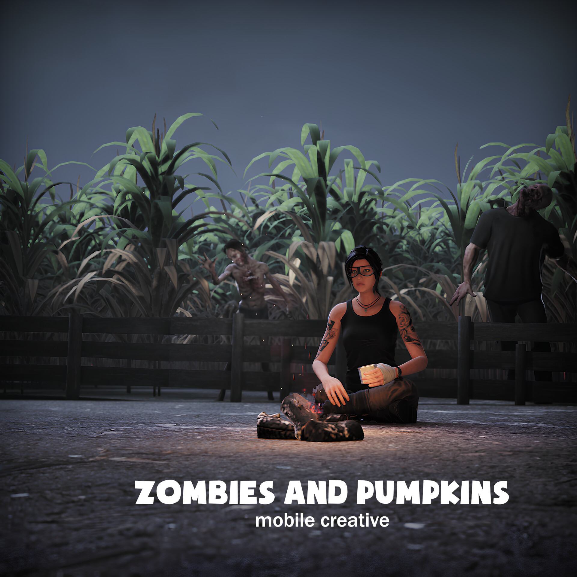 ArtStation - Zombies and Pumpkins (AD)