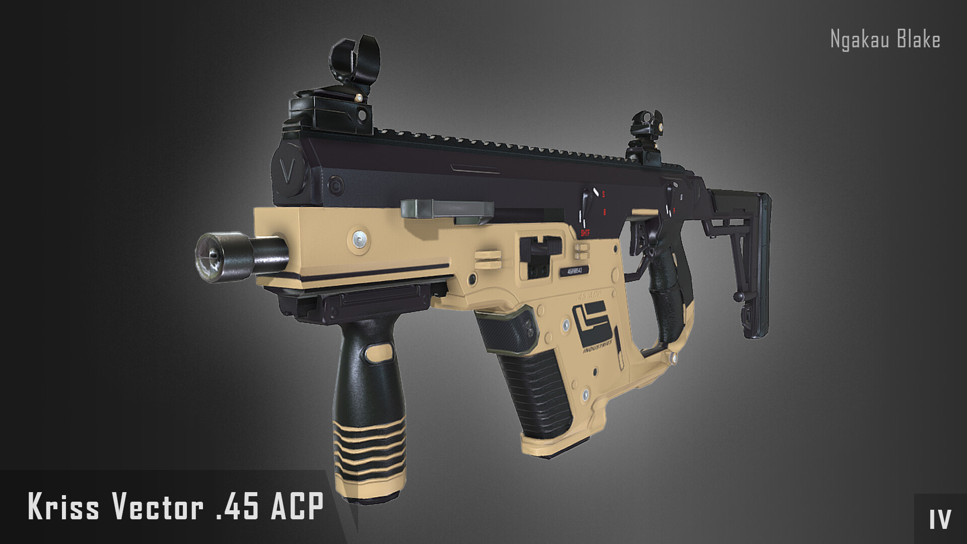 ArtStation - Kriss Vector .45 ACP