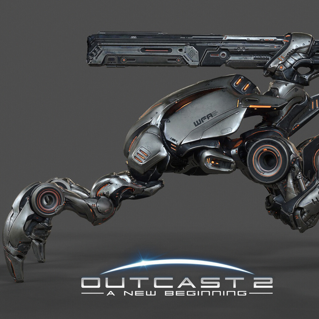 ArtStation - Outcast a New Beginning / Droid/ Artillery