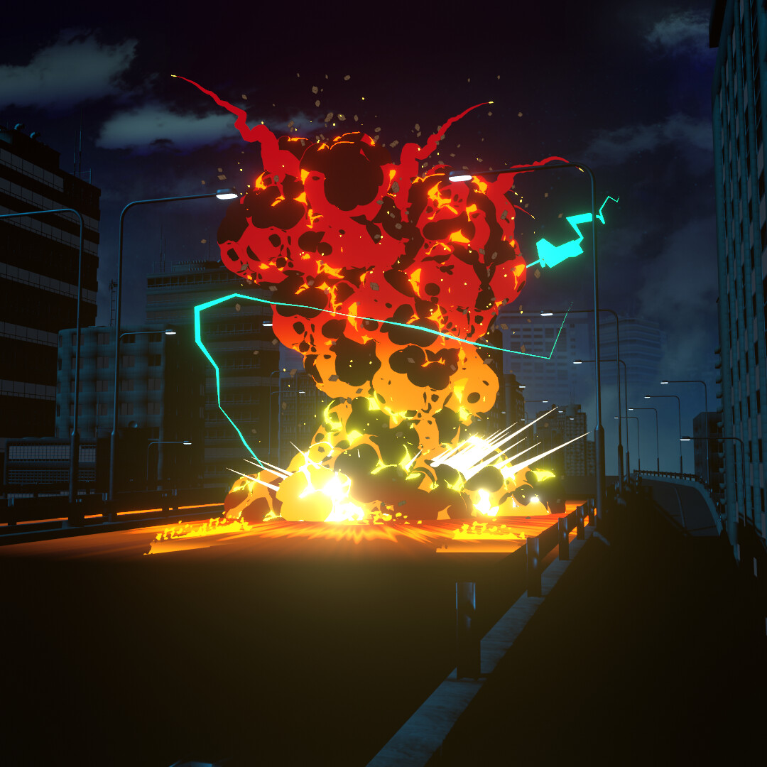 ArtStation - Anime Style Explosion Generator
