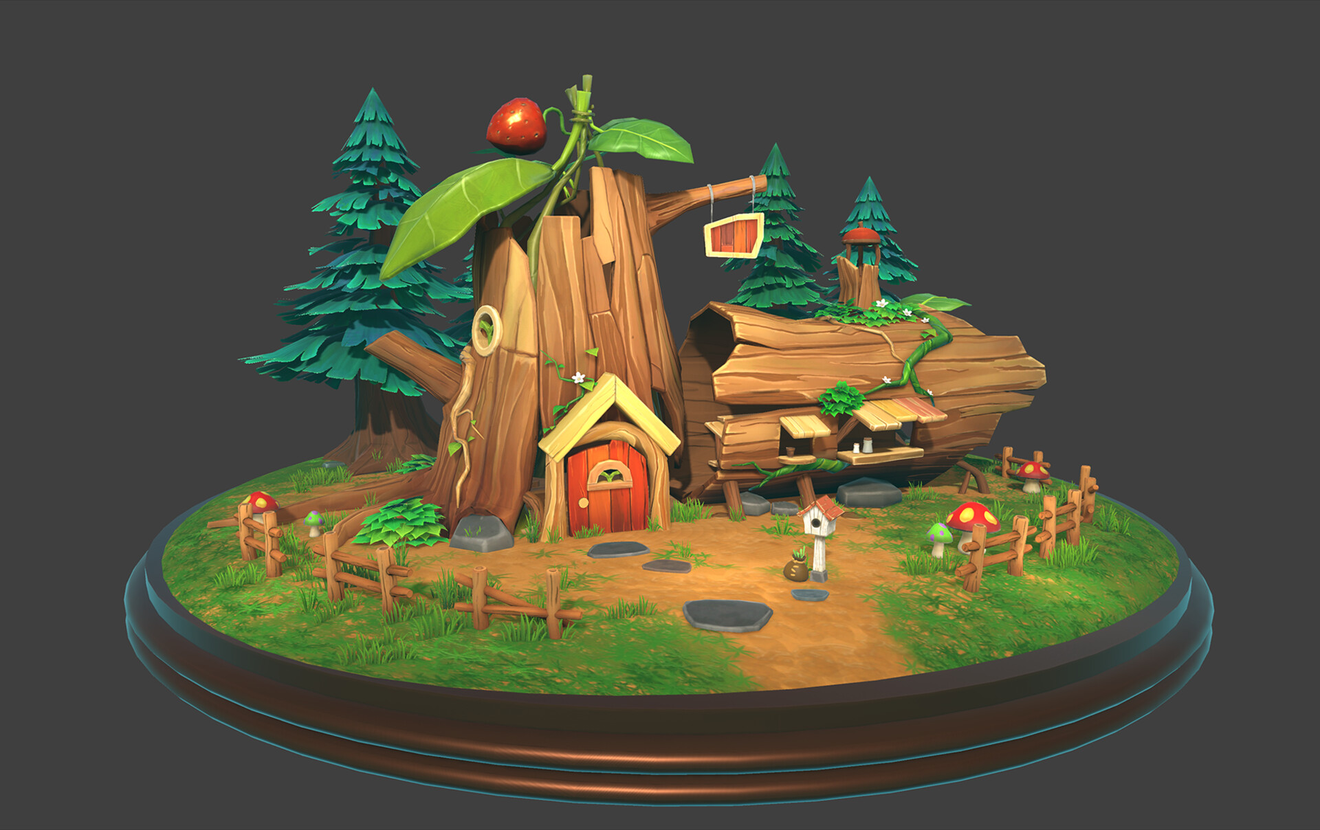 ArtStation - Stump House