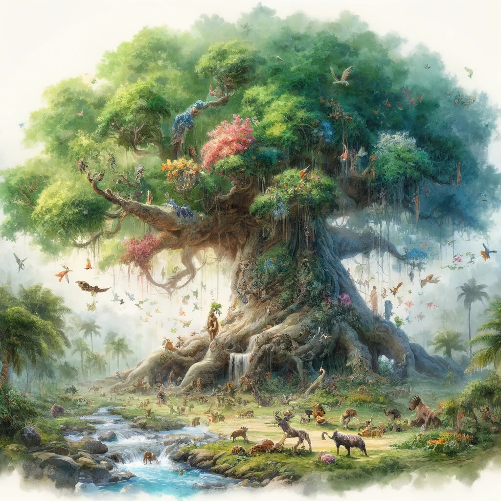 ArtStation - Tree of Life - Mother's Inspiration