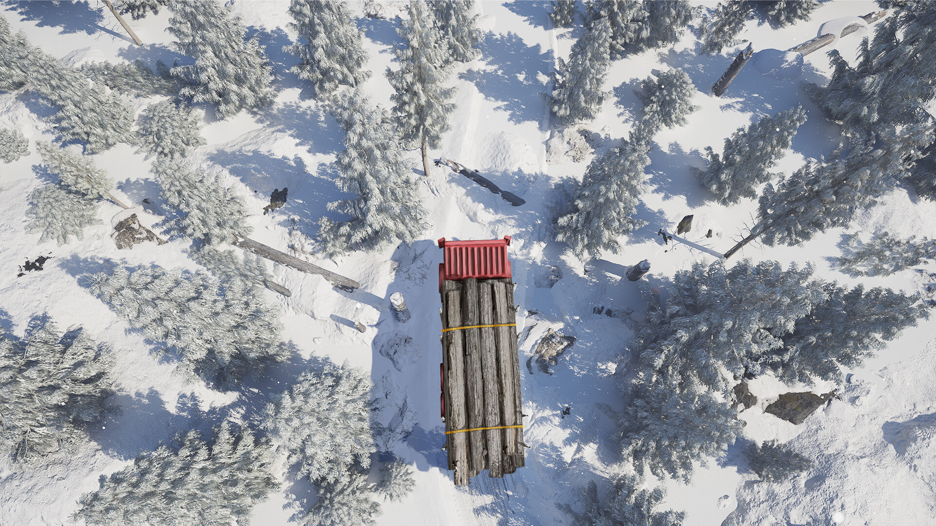 Antonia - Winter Truck Image Compositing (Process)