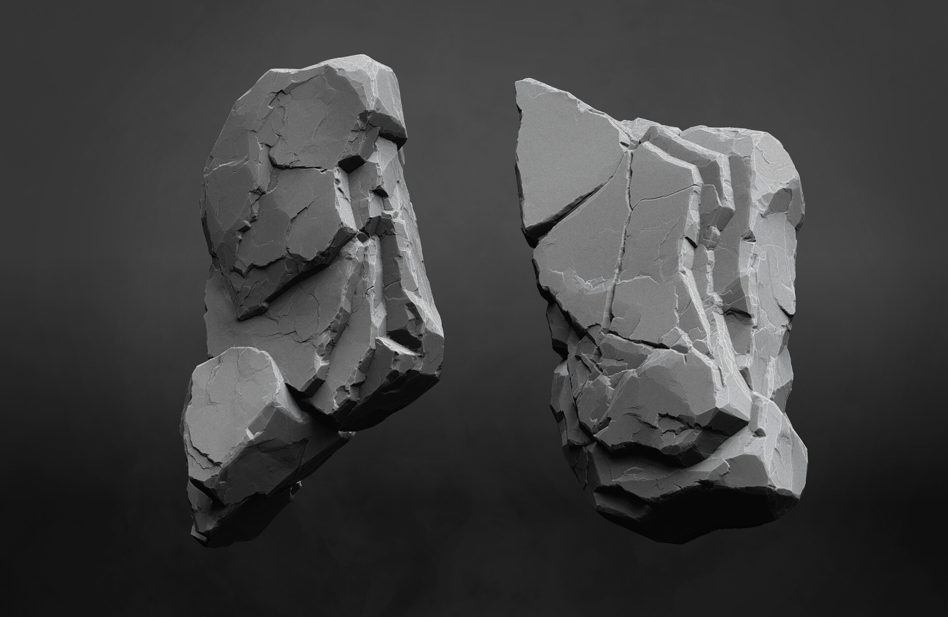 ArtStation - Rock Study