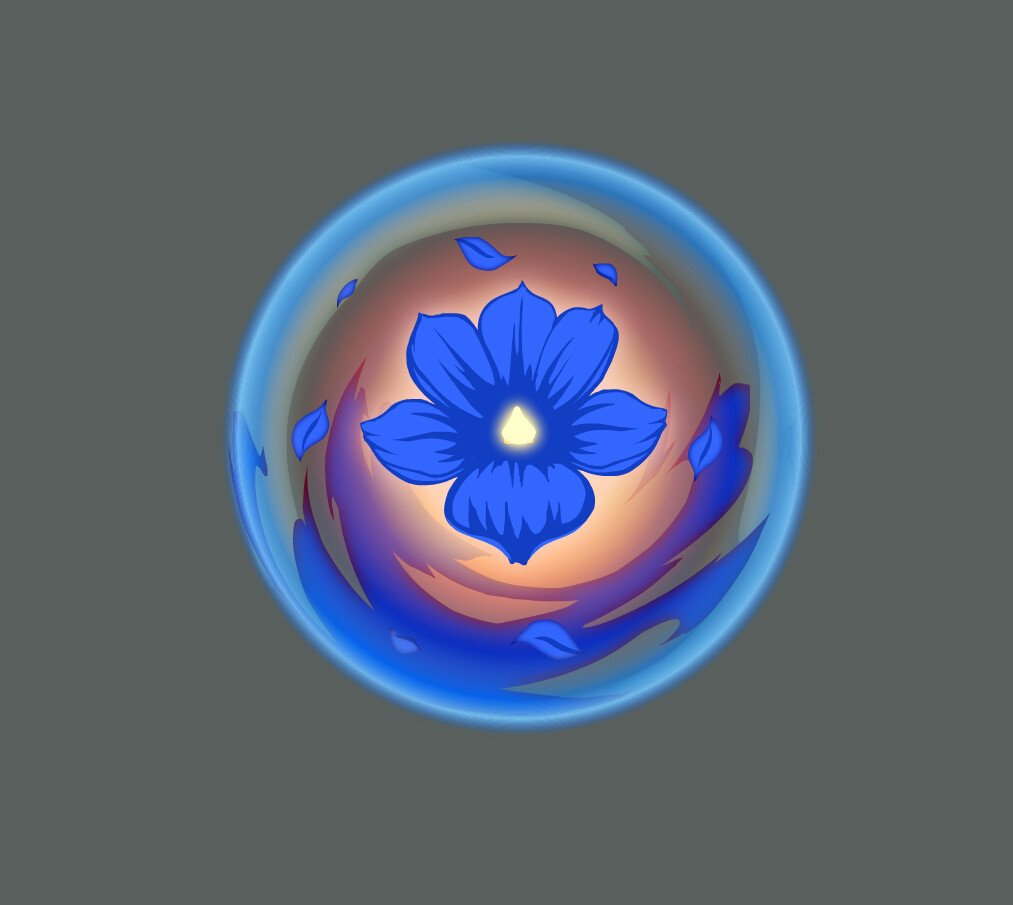 ArtStation - VFX Flower orbs power