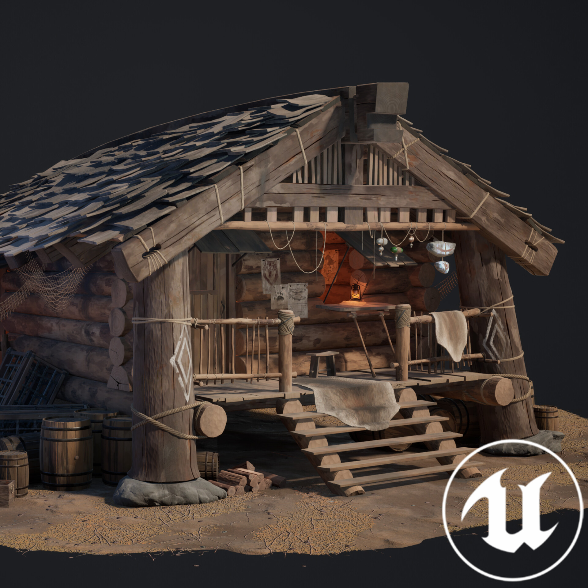 ArtStation - Hunter's Cabin
