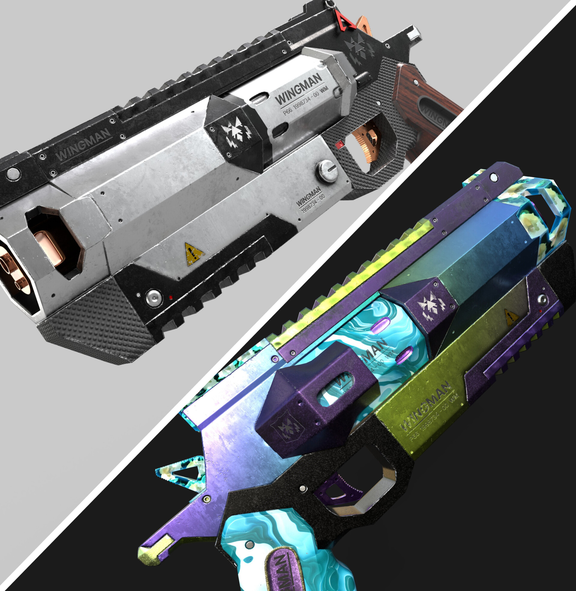 ArtStation - Apex Legends Wingman Fan Art Skin - "Glamourflage"