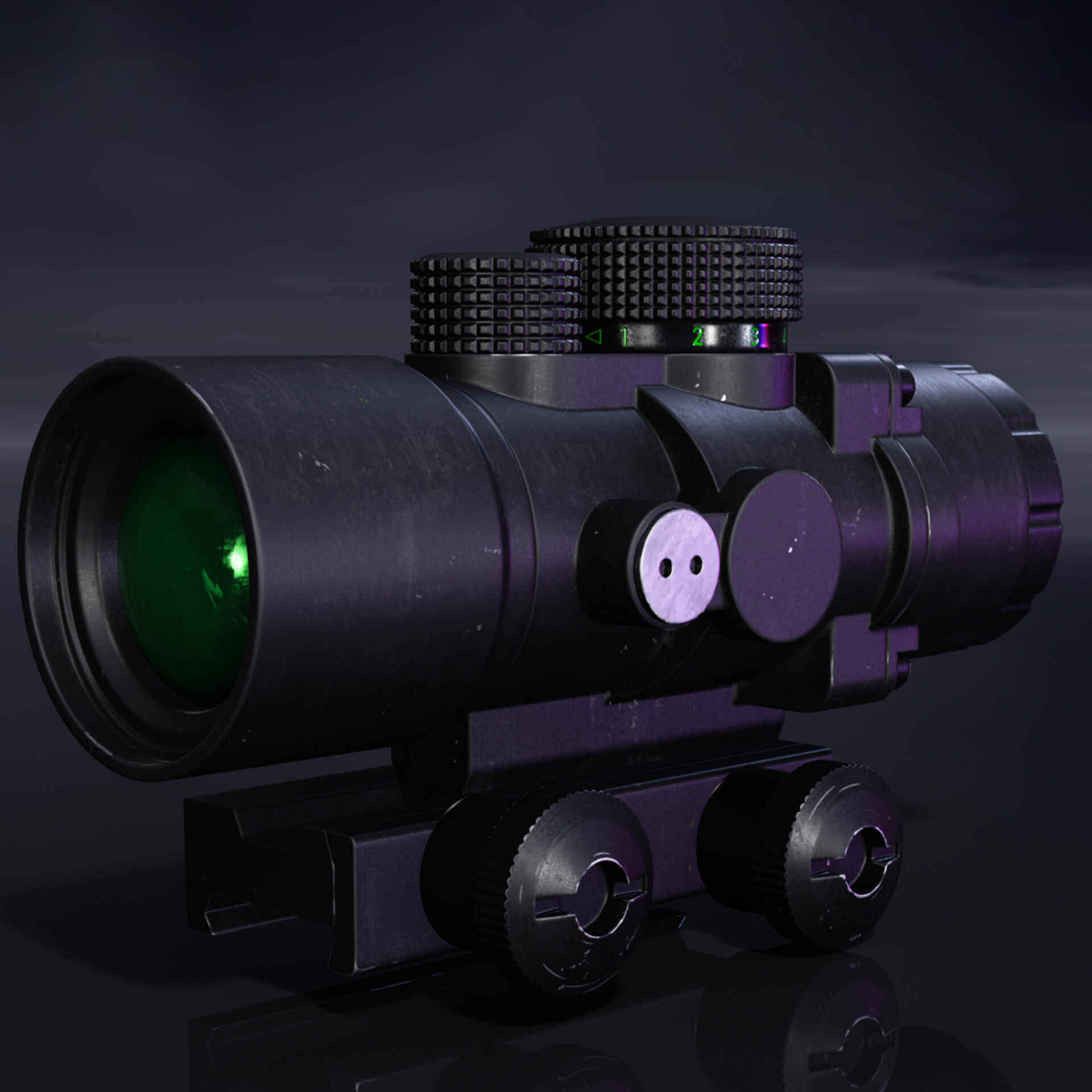 ArtStation - Monstrum S232P 2X Magnification Prism Scope