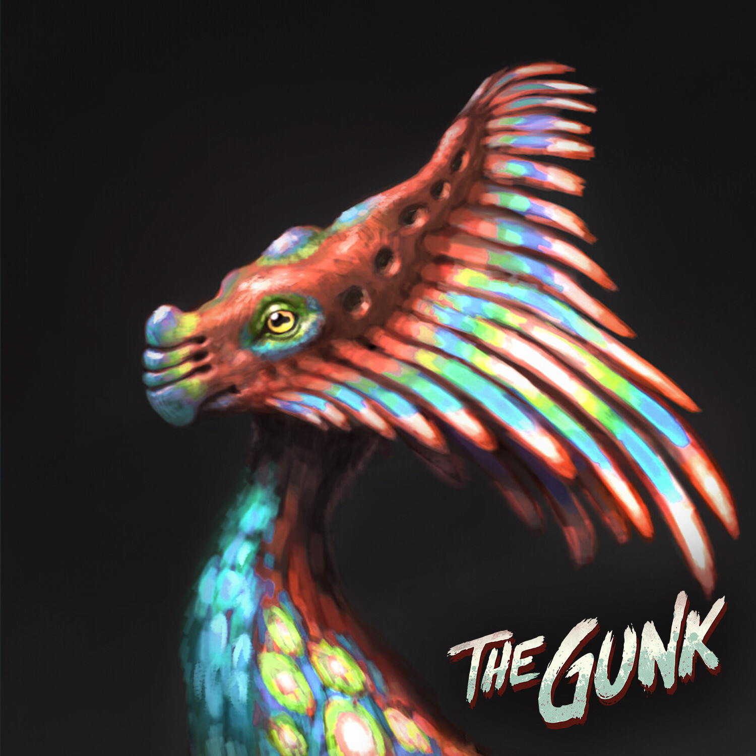 ArtStation - Alien deer animal - The Gunk