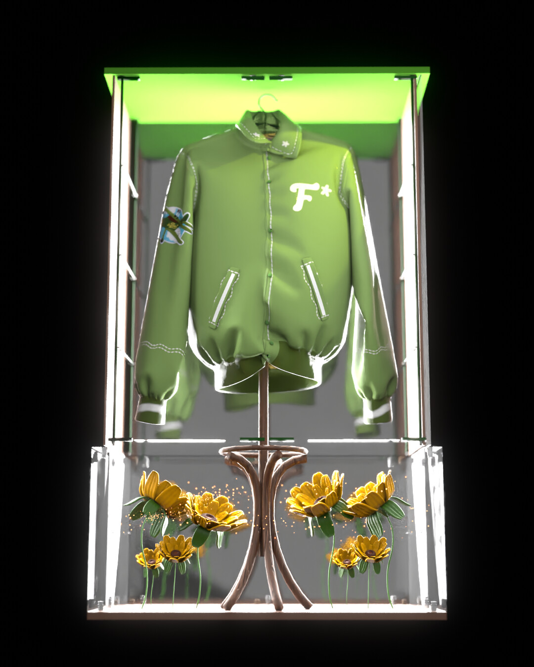 ArtStation - LeFleur "Sunseeker" Jacket 3D Render