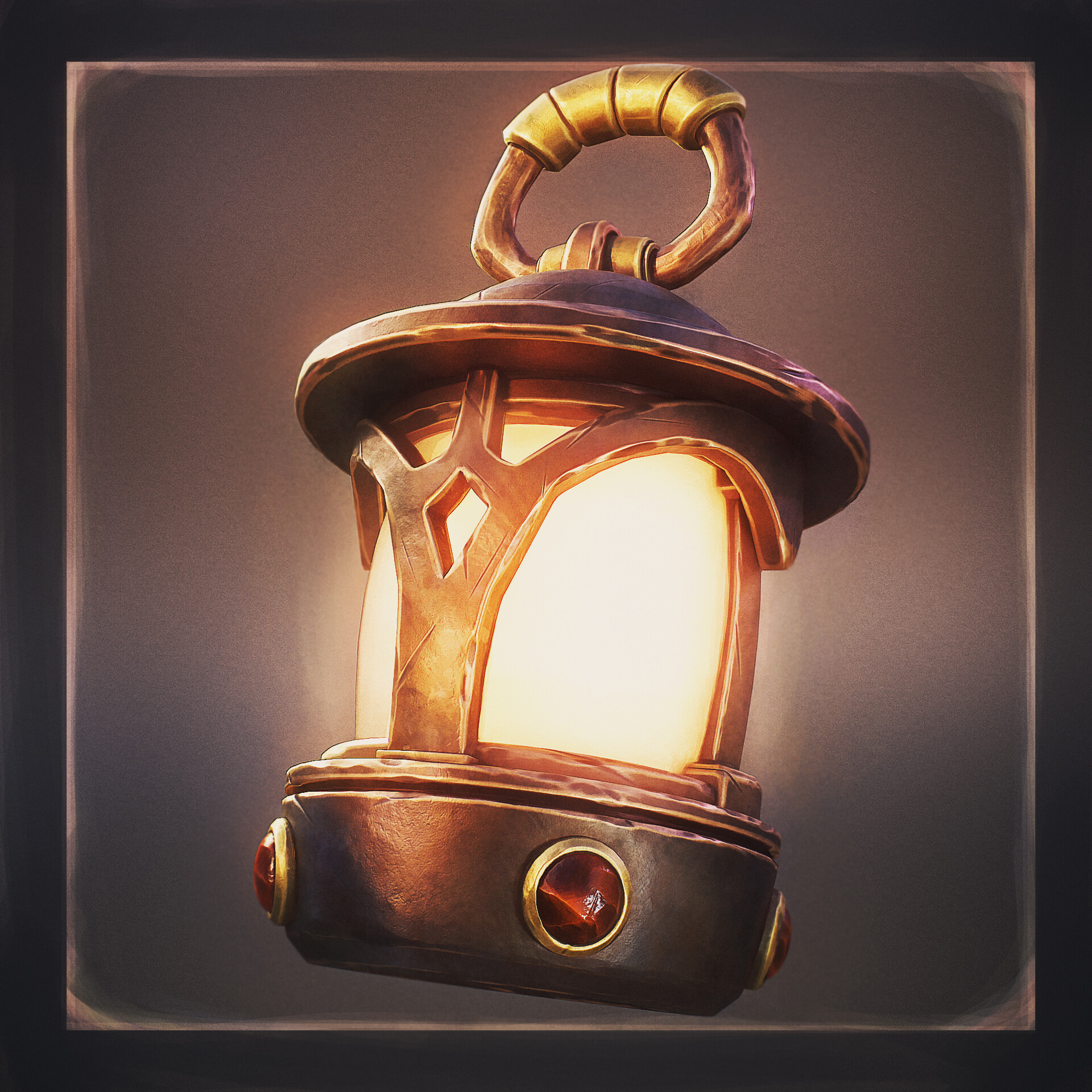 ArtStation - Stylized Fantasy Lamp