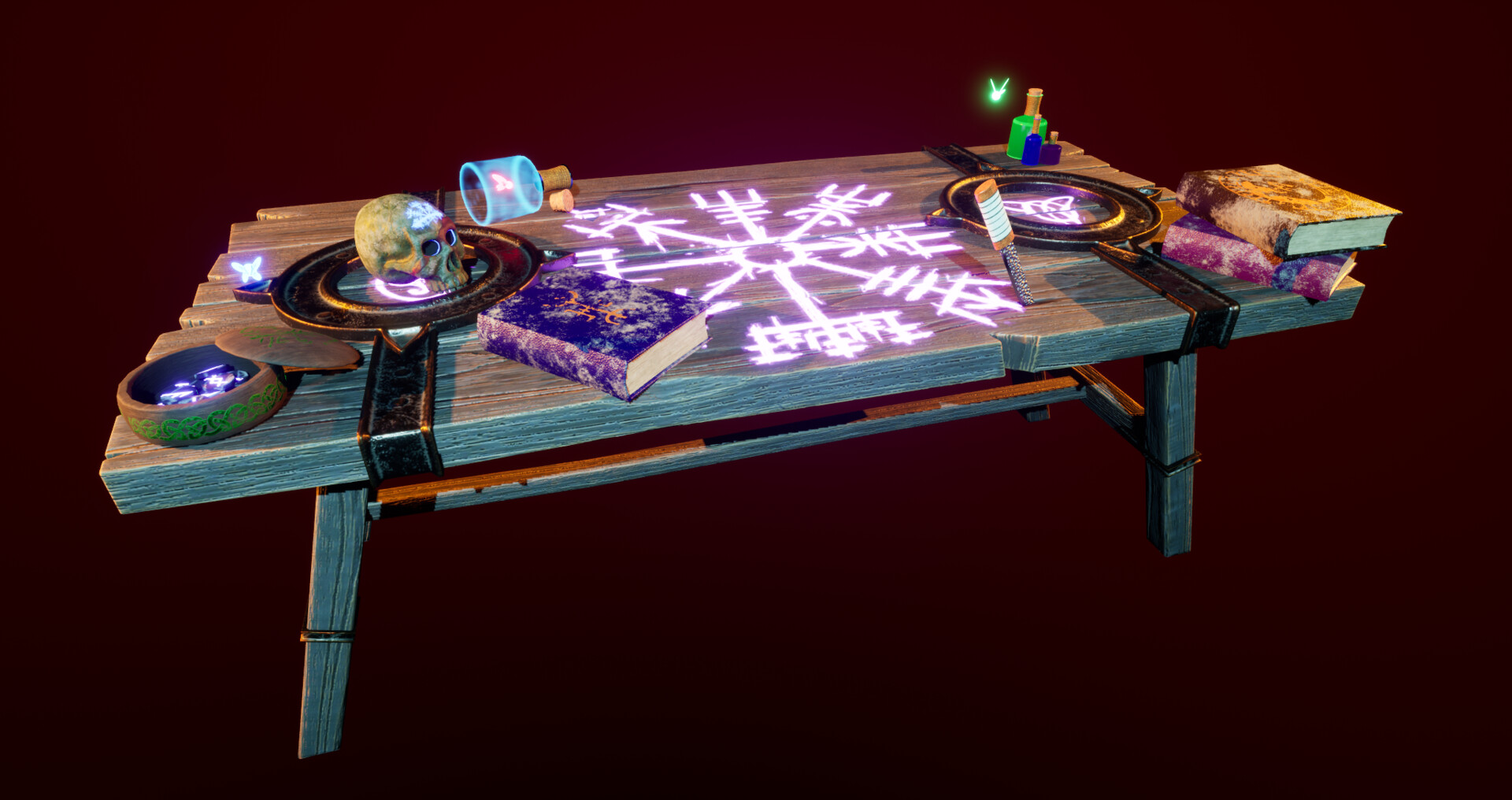 ArtStation - Nordic Ritual Table