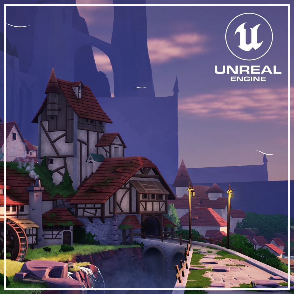 ArtStation - Medieval Village