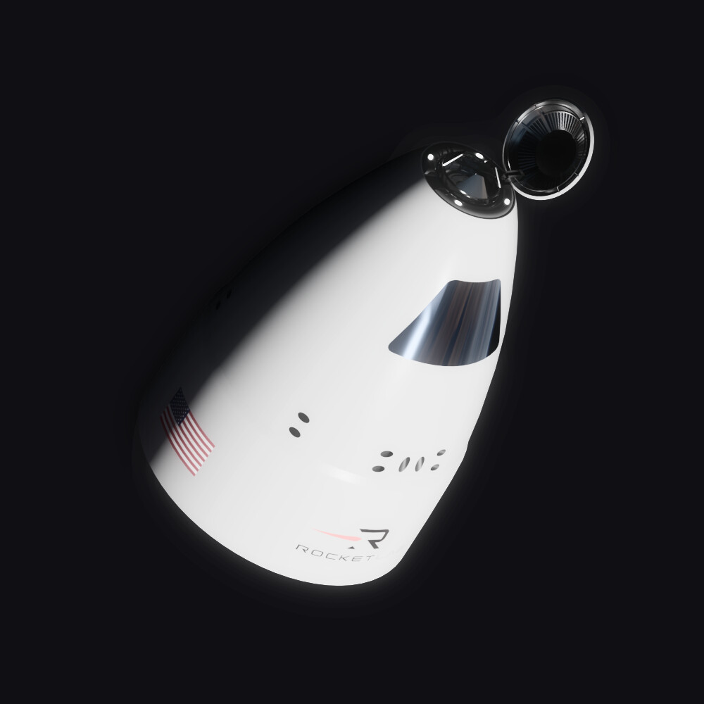 ArtStation - Rocket Lab's Neutron and its Capsule