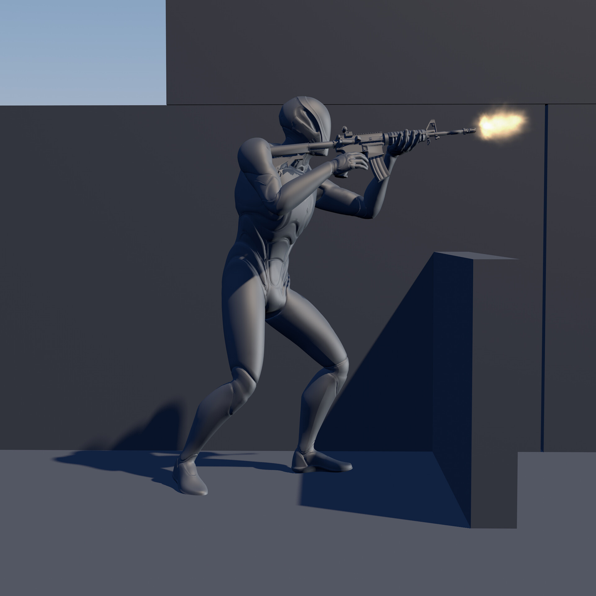 ArtStation - Gun Battle - Character Animation