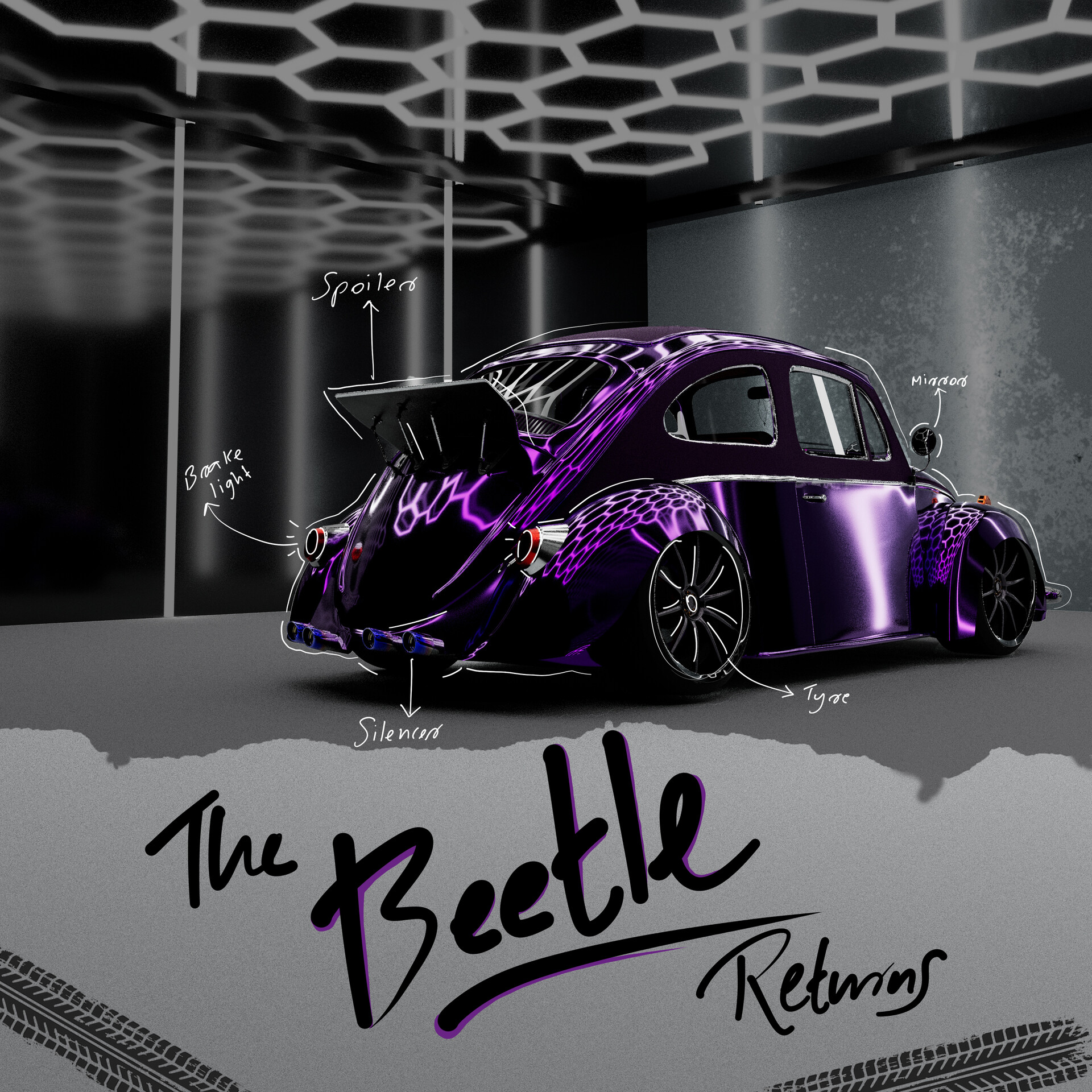 ArtStation - VOLKSWAGEN BEETLE