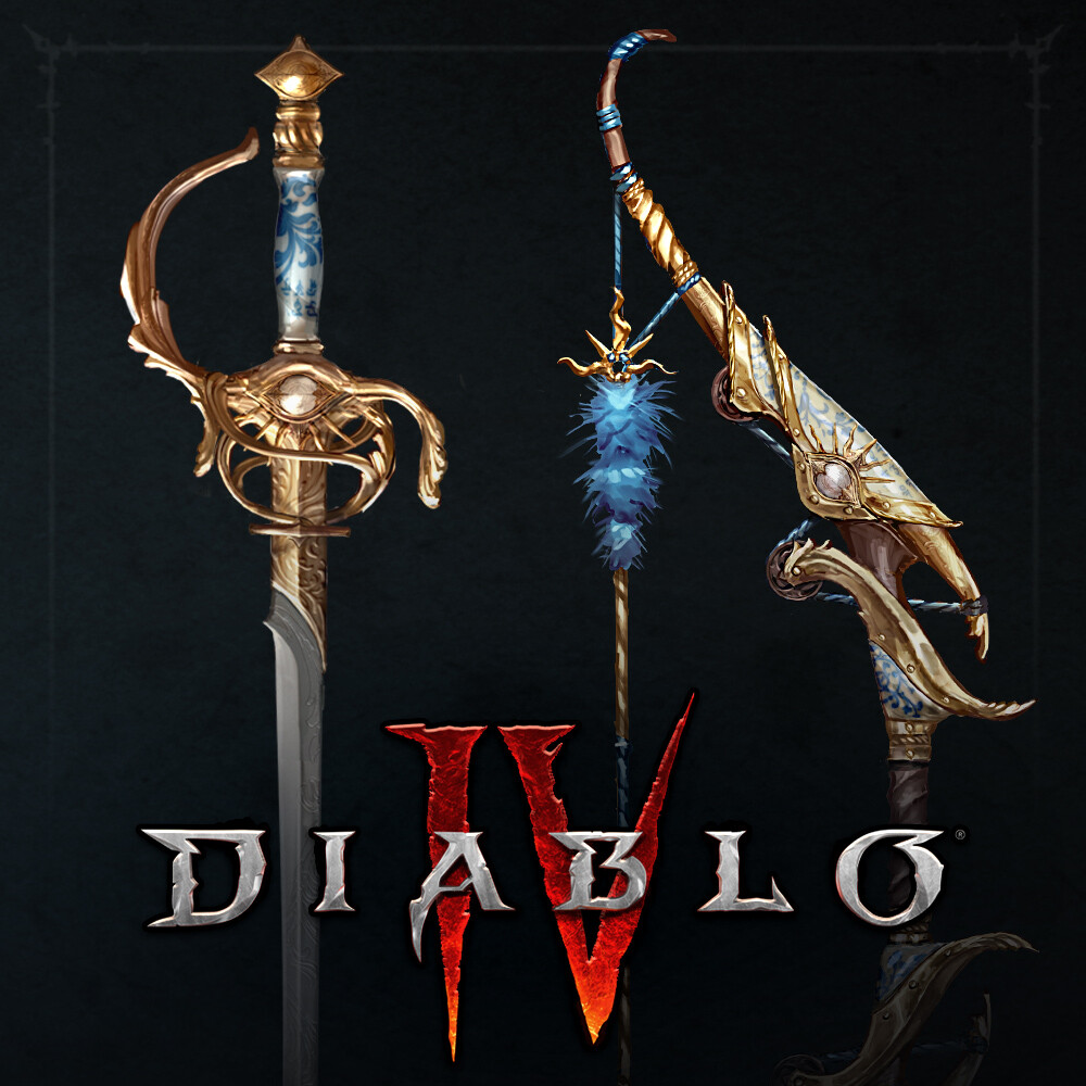 ArtStation - Diablo IV - The Heirloom Weapons