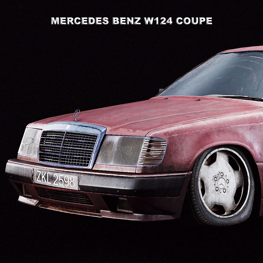 ArtStation - Mercedes Benz W124 Coupe