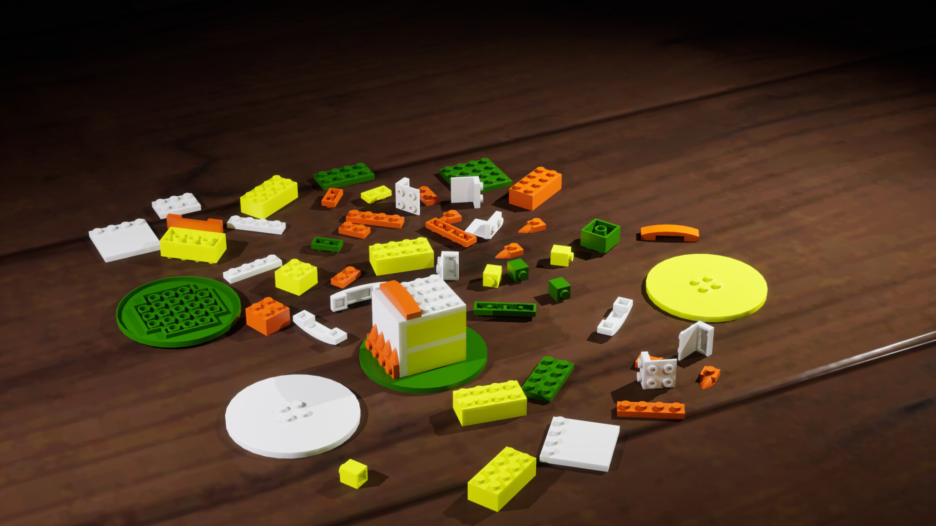 ArtStation - Lego Cake