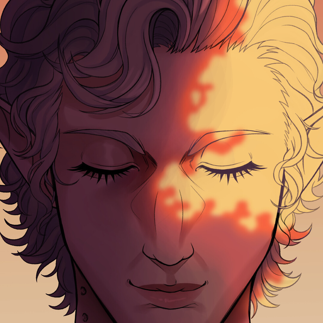 ArtStation - Let Me Walk In The Sun - Astarion BG3 Fanart