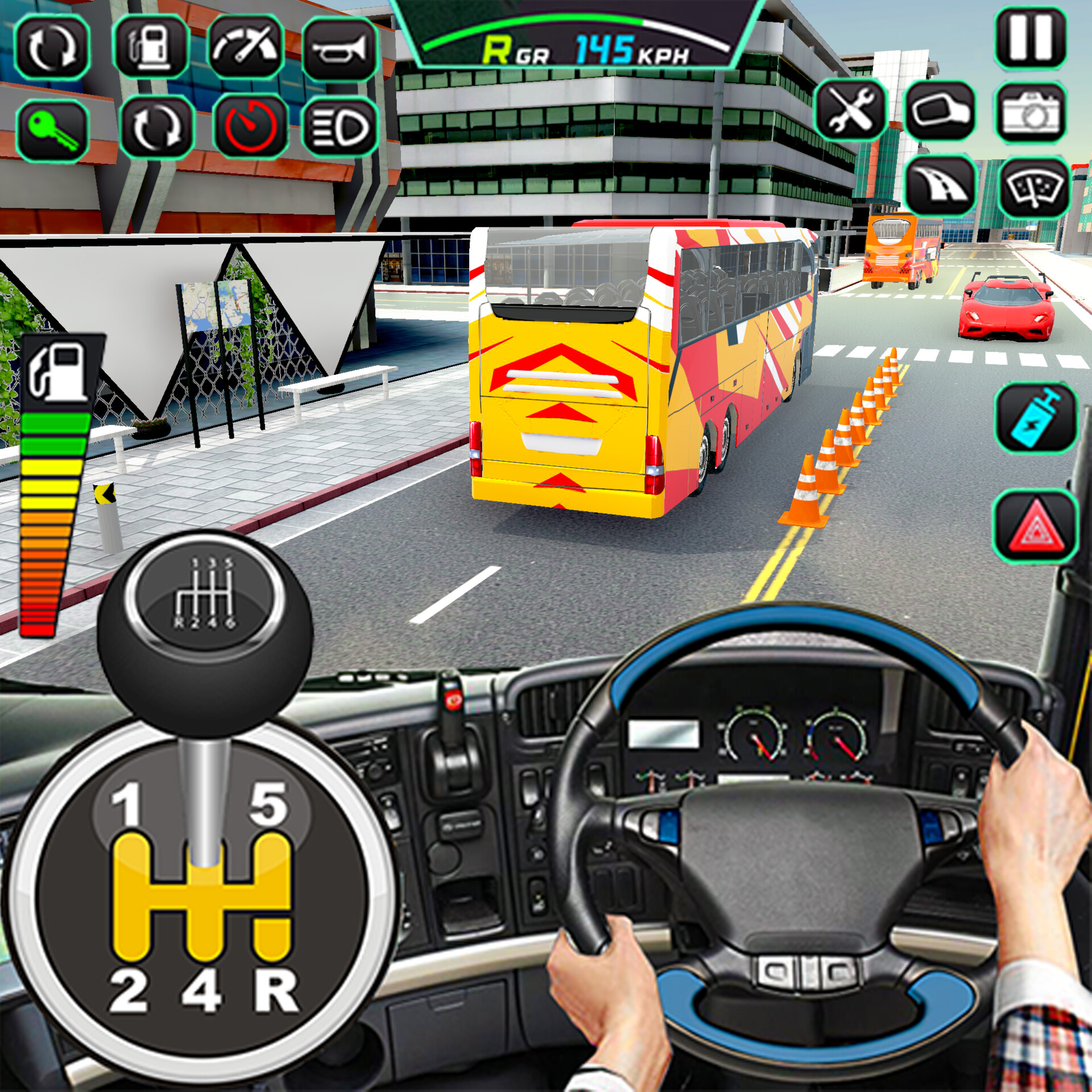 ArtStation - Icon Screenshots for Bus simulation game