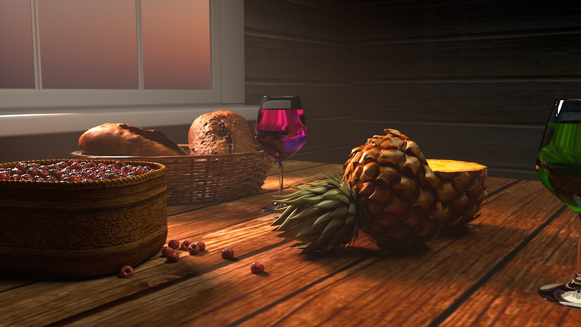 ArtStation - Texturing, lighting and composition using Maya and Nuke