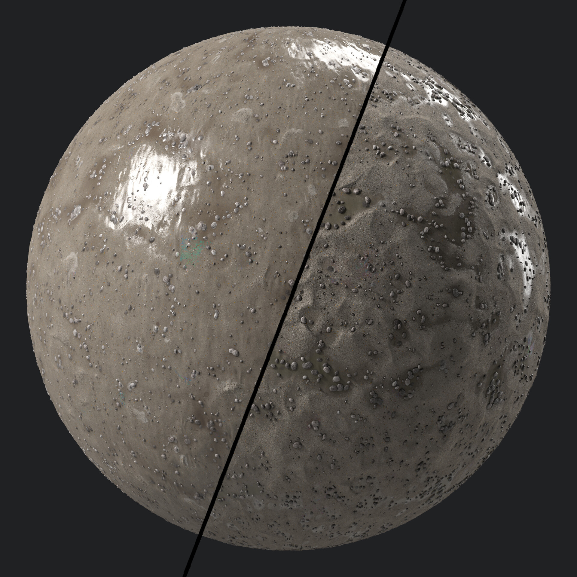 ArtStation - Sand Materials 03- By Gravel | Sbsar Pbr 4k Seamless