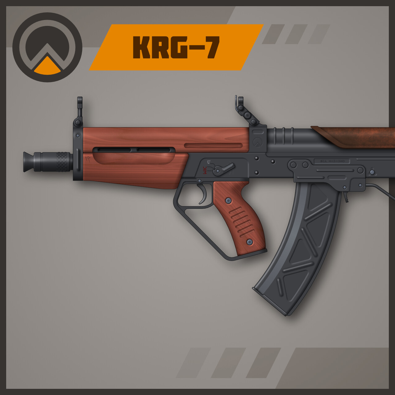 ArtStation - KRG-7 Assault Rifle