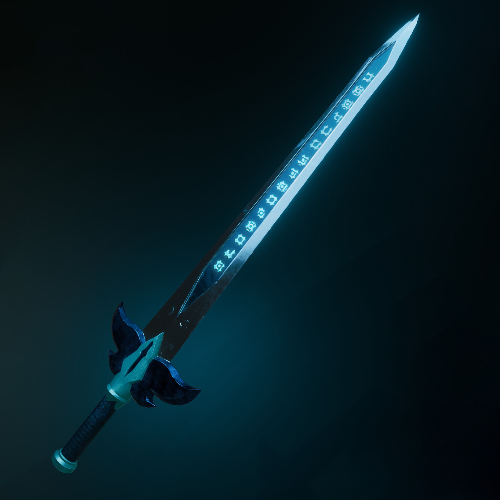ArtStation - Necro Sword | From 2d to 3d