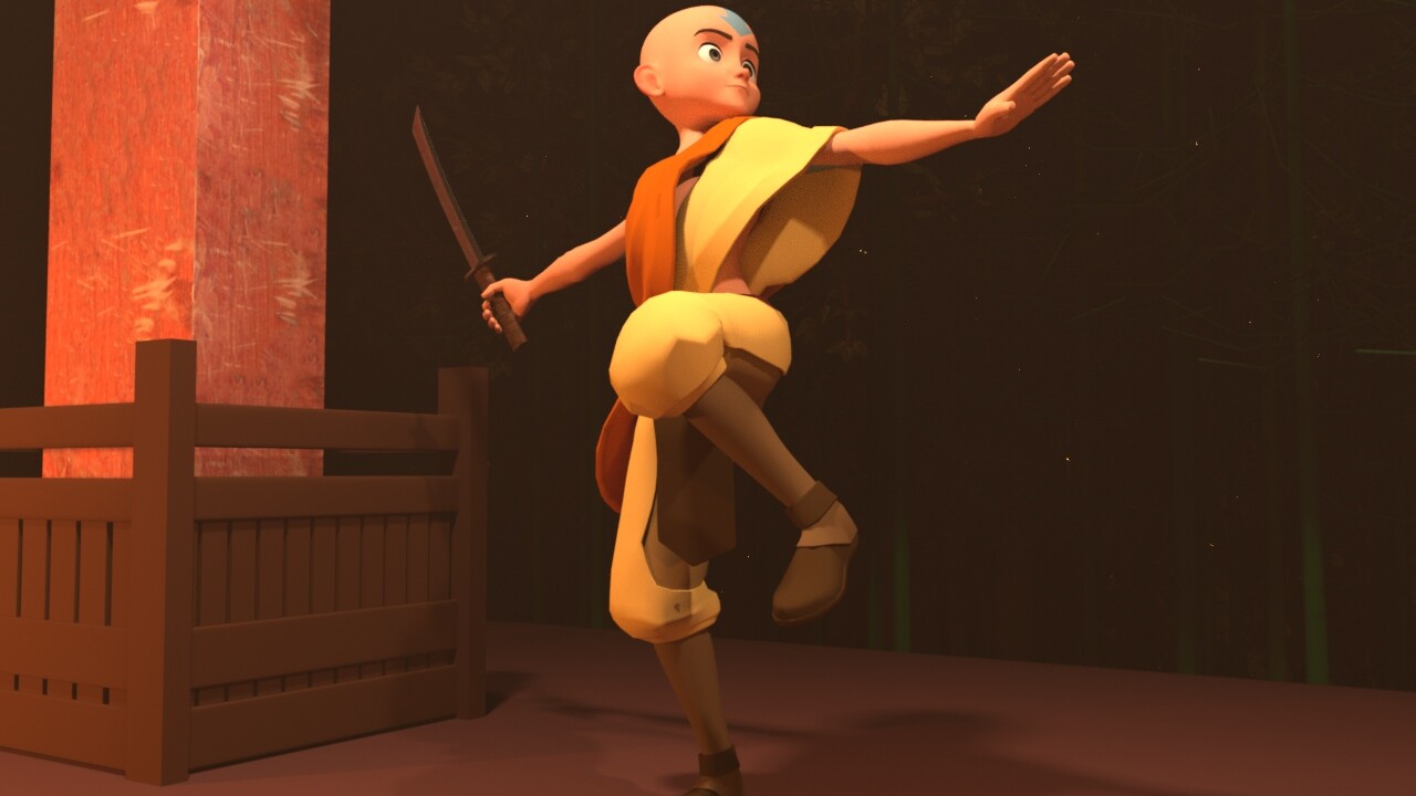 ArtStation - Aang Fight