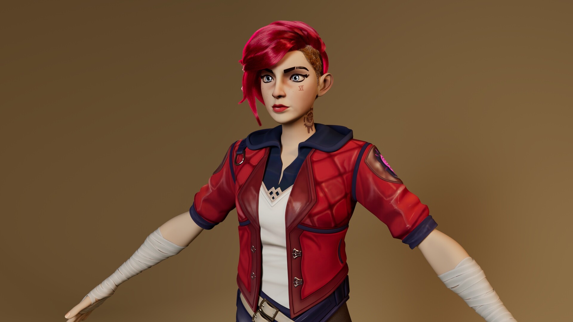 ArtStation - Arcane-VI Game Character Modeling