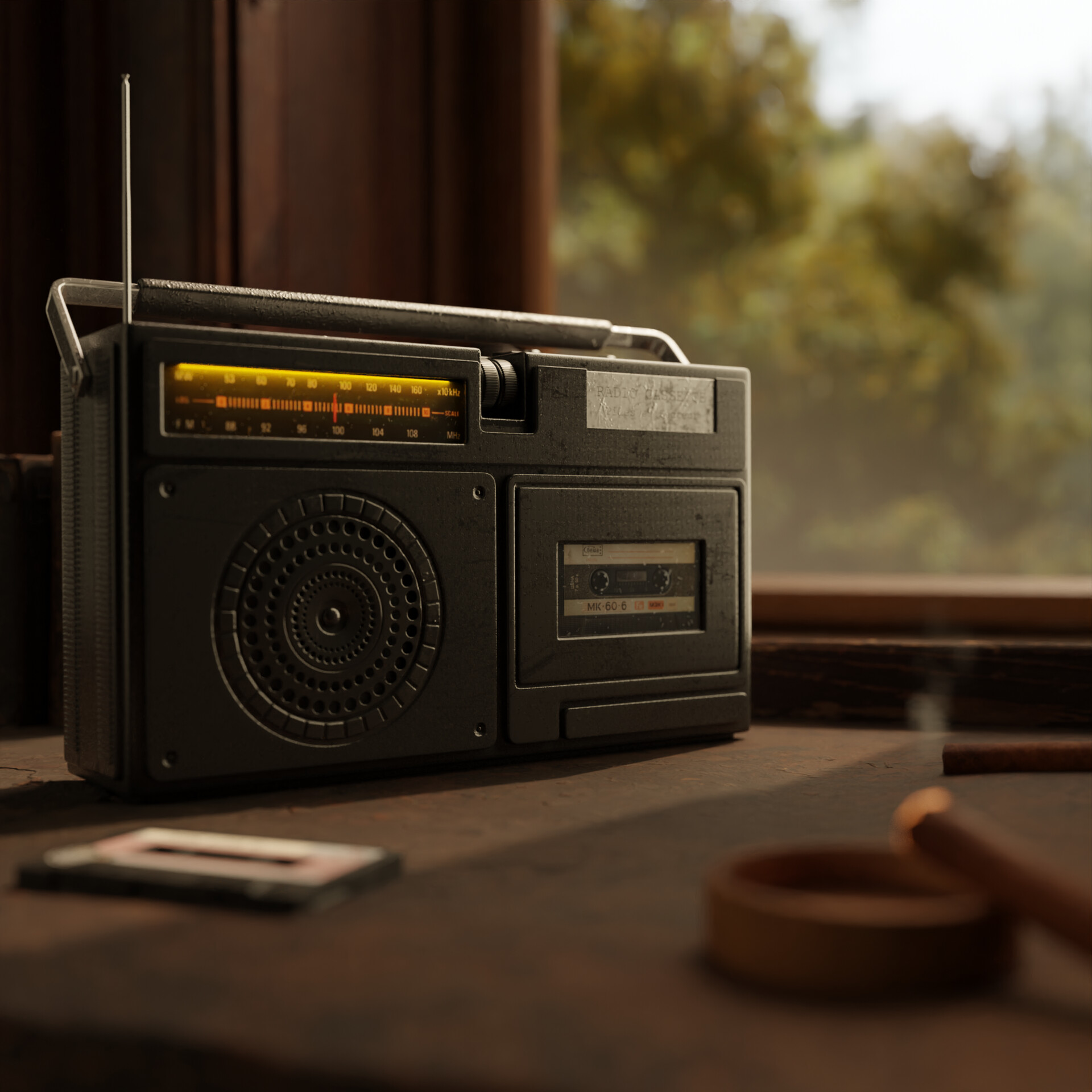 ArtStation - Classic Radio 3D Model | Maya | Substance Painter | Blender