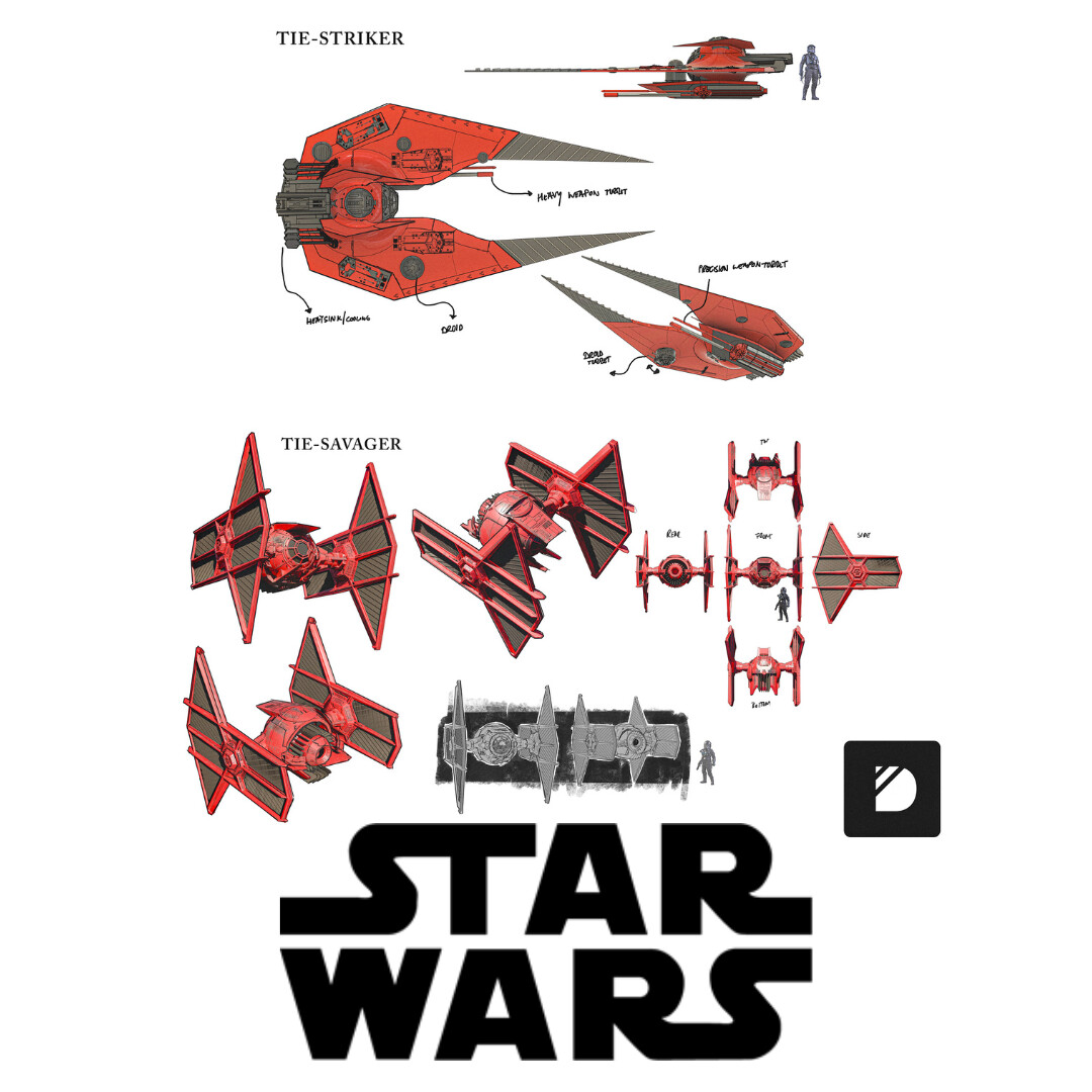 ArtStation - TIE FIGHTER CONCEPTS - STAR WARS