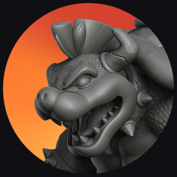 ArtStation - Stylized Bowser