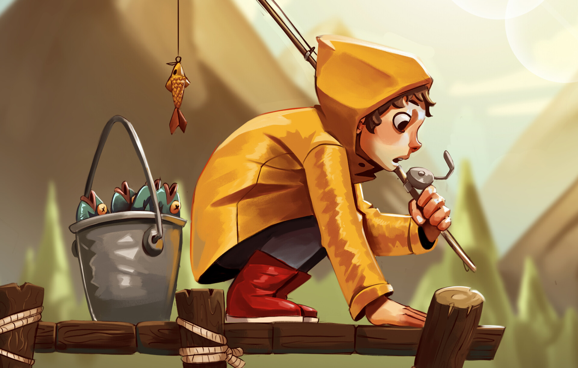 ArtStation - Fishing