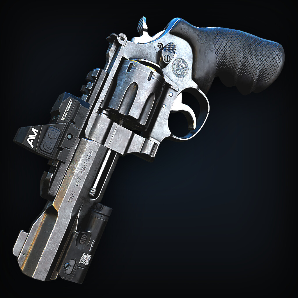 ArtStation - S&W Revolver
