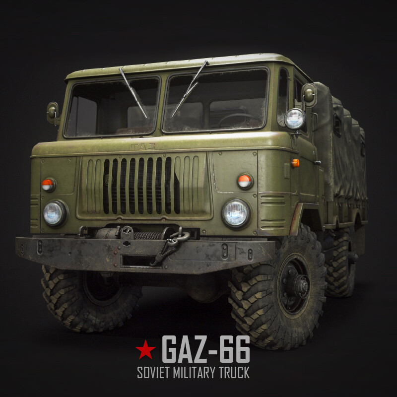ArtStation - GAZ-66 (Personal project)