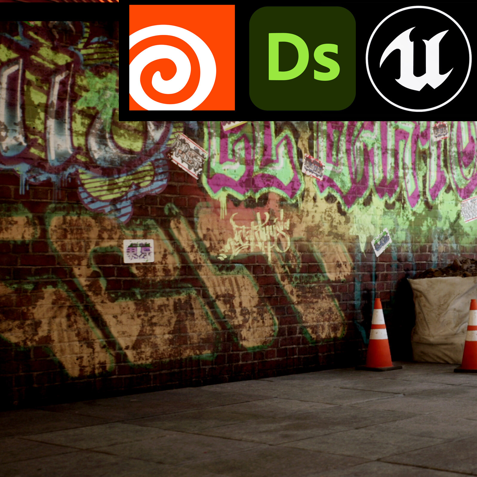 ArtStation - Procedural Graffiti at Scale