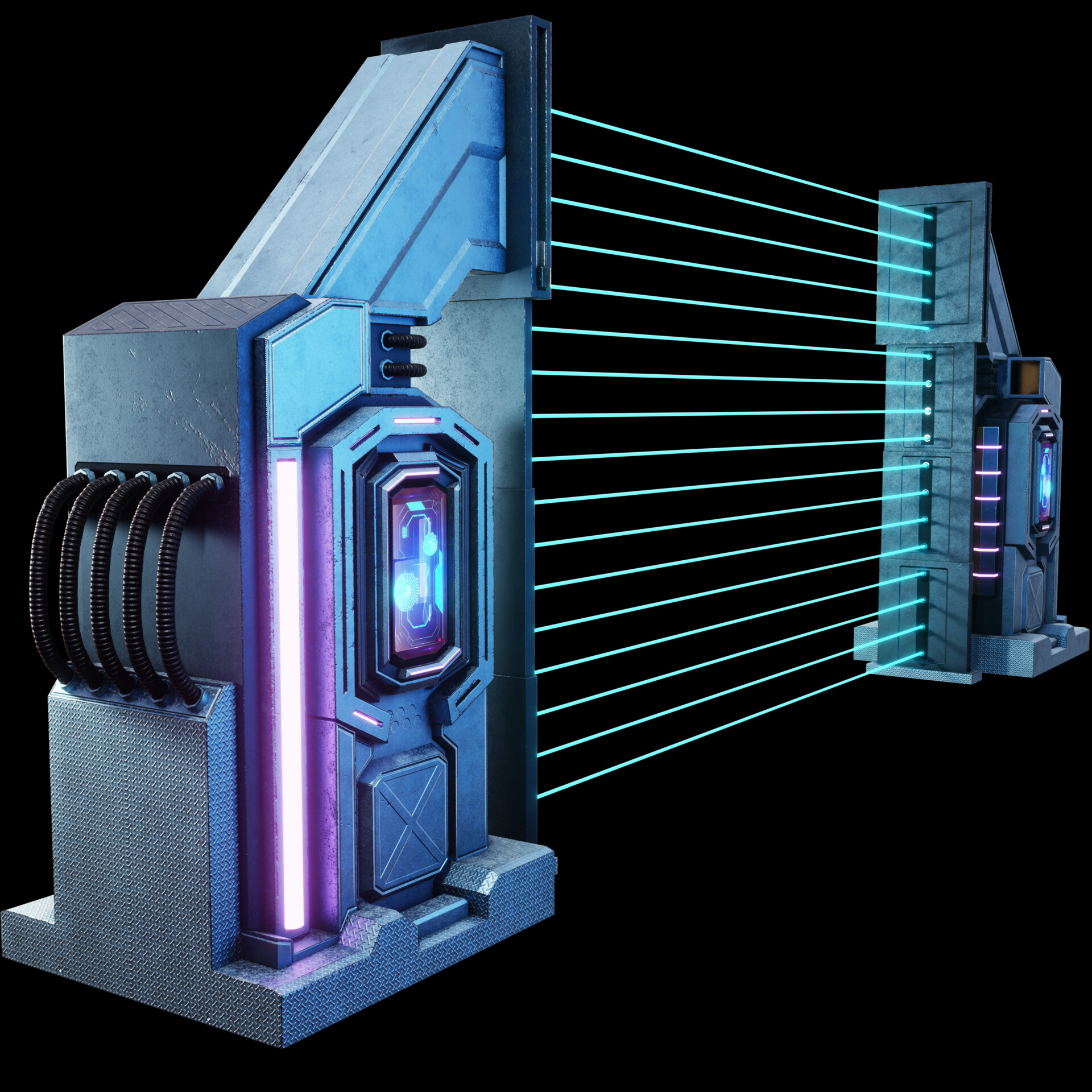 ArtStation - Cyberpunk Gate