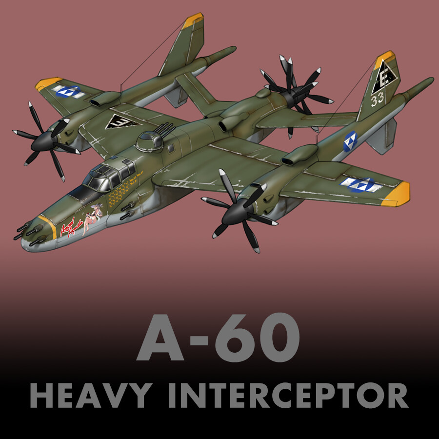 ArtStation - A-60 Heavy Interceptor