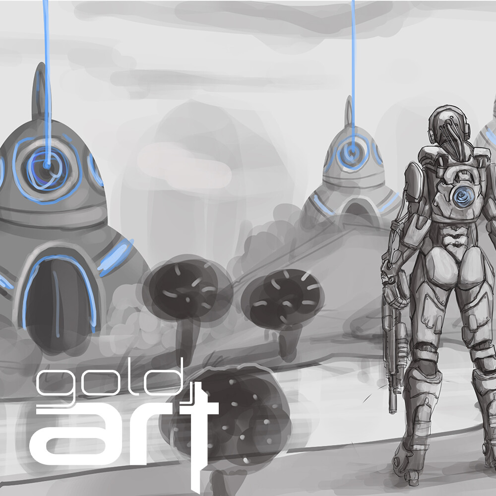 ArtStation - Environment concept sketch