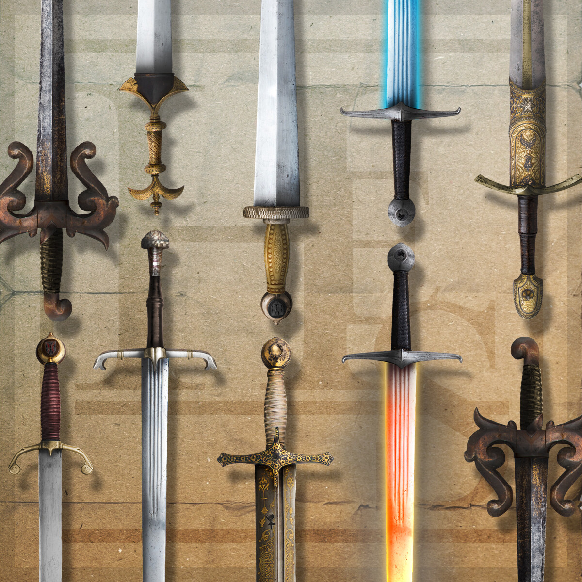 ArtStation - Fantasy Swords Collection, A Look Back