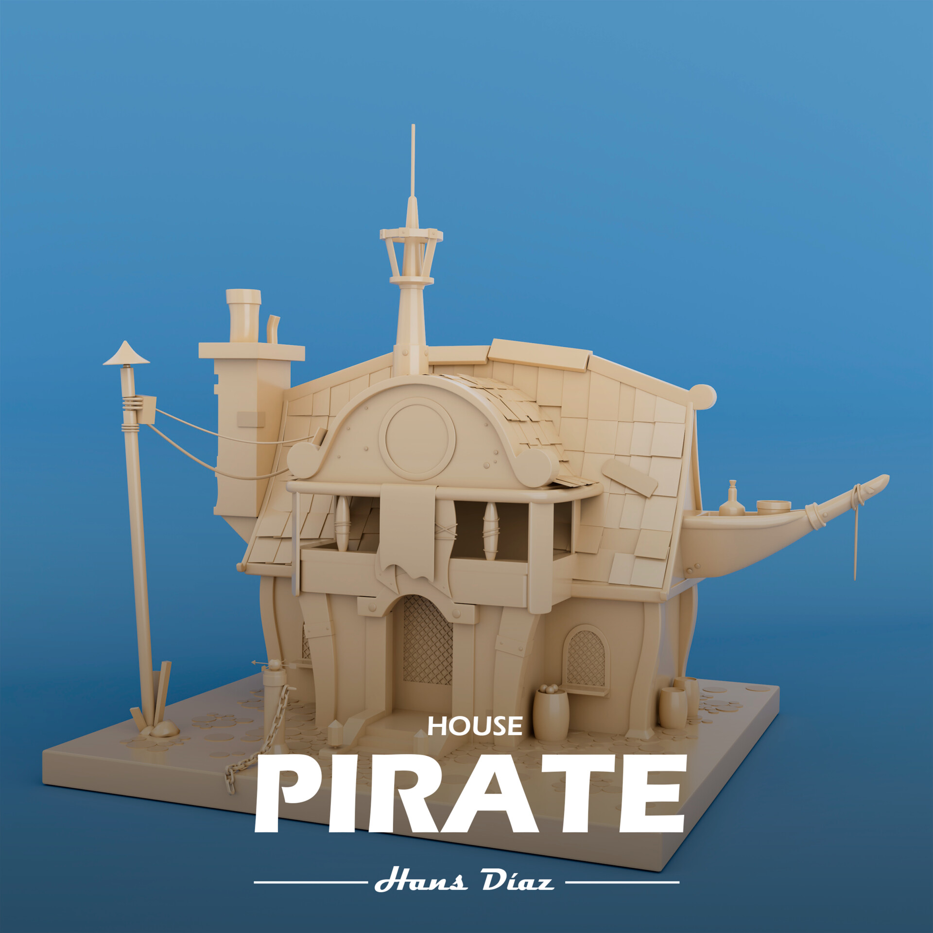 ArtStation - Pirate House